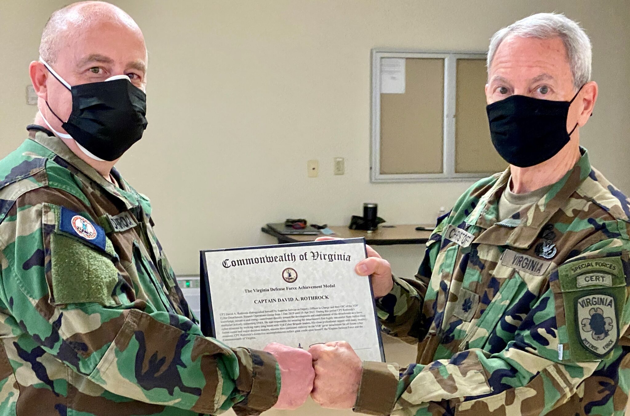 VDF Cyber Detachment welcomes new commander – Virginia Defense Force